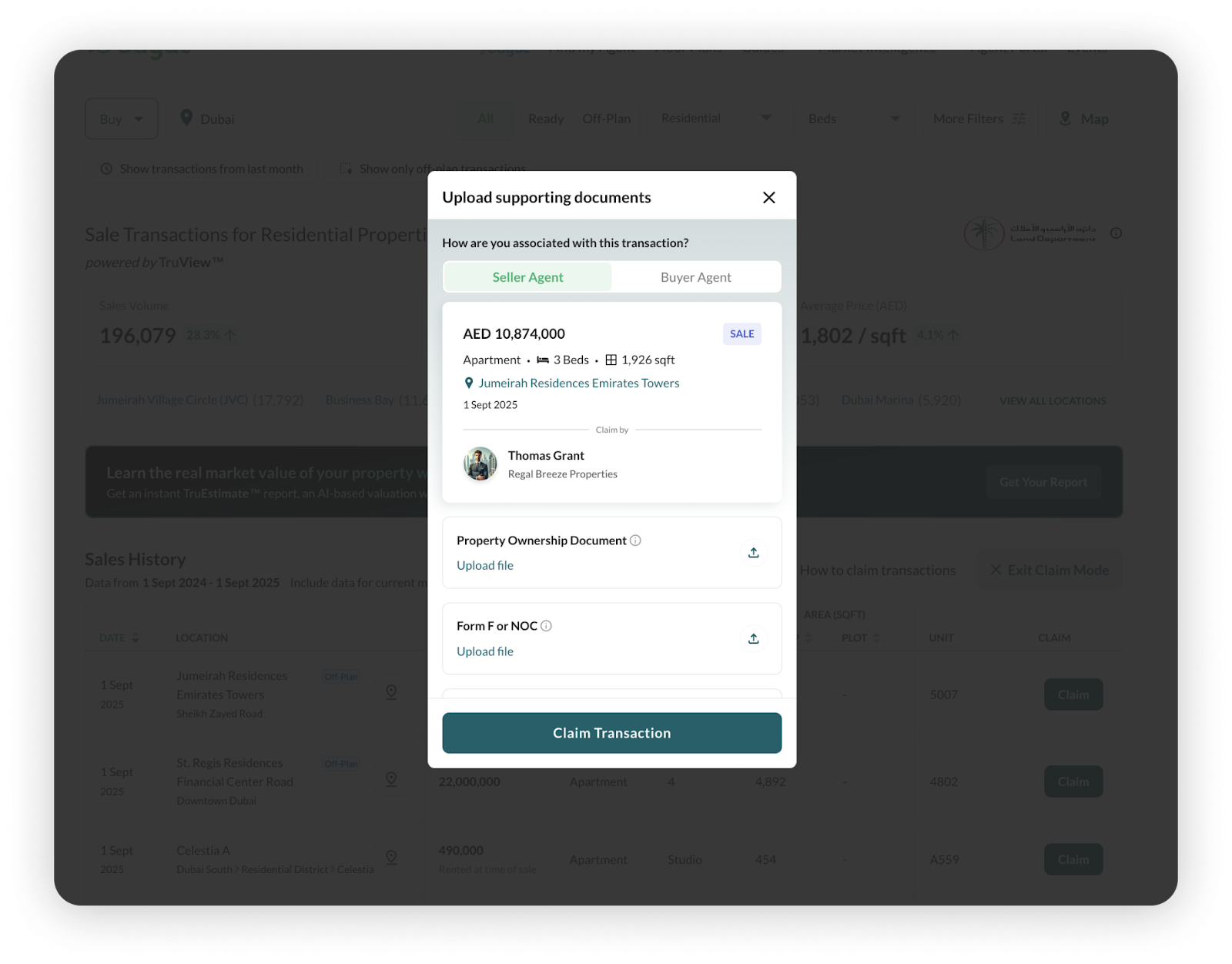 How to Claim a Transaction – Bayut HelpCentre