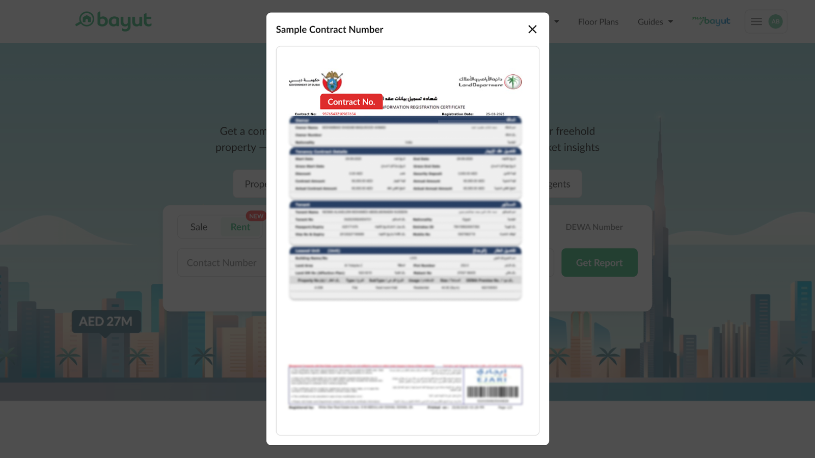 How can I generate a TruEstimate™ Rental report? – Bayut HelpCentre